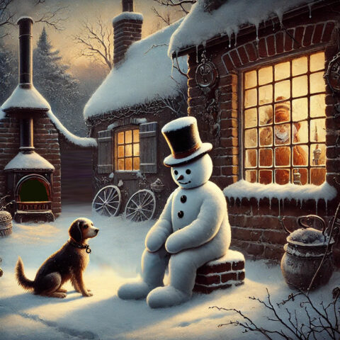 Le Bonhomme de neige - Conte de fées en français. Texte et Audio.